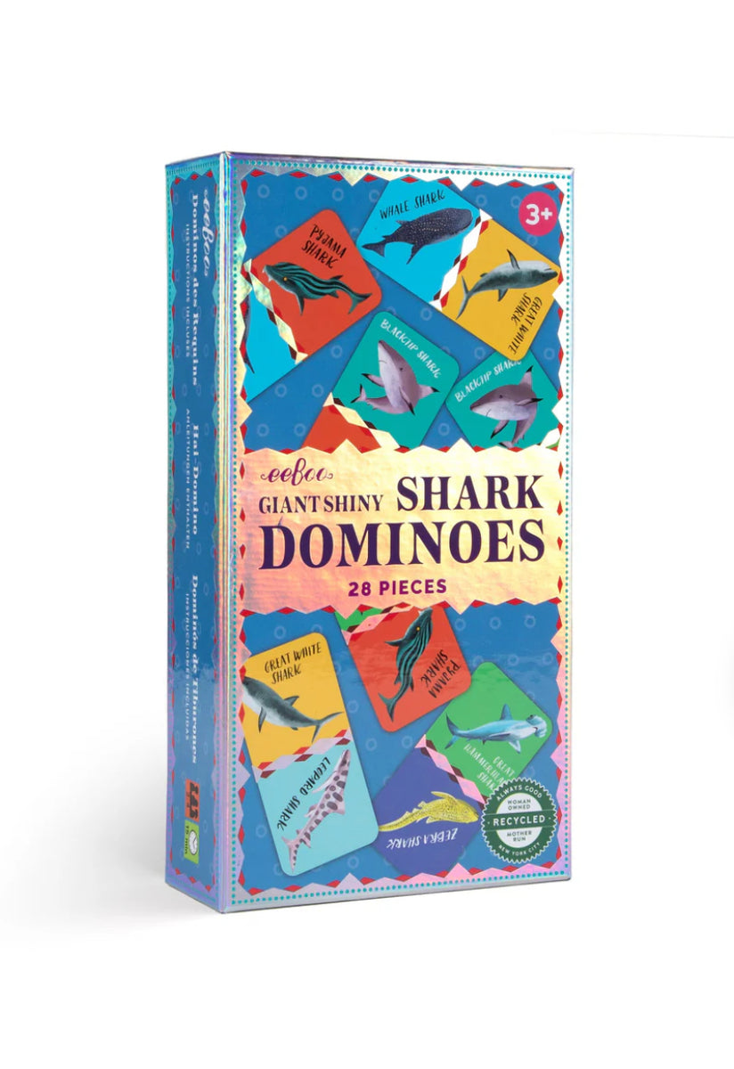 Giant Shark Shiny Dominoes – Cotton & Gold